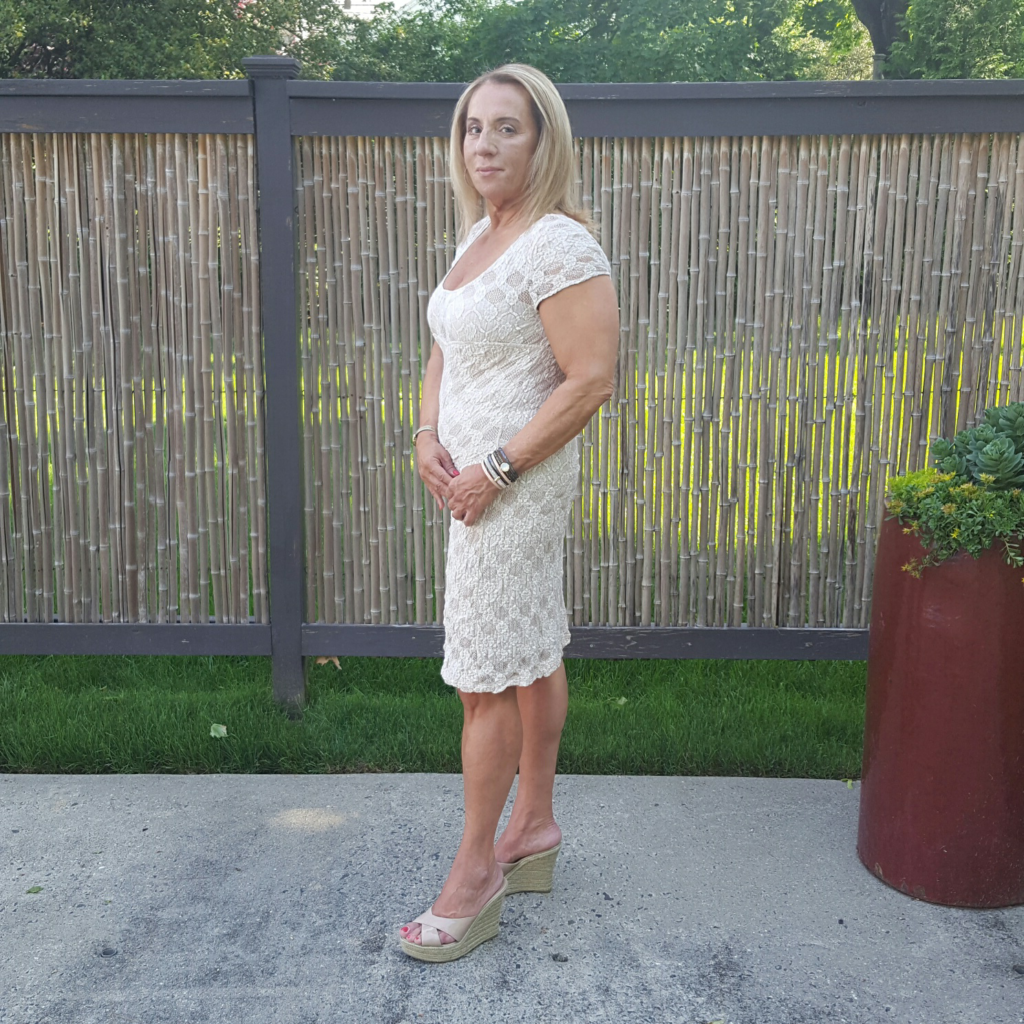 Over 50 dresses lace standing - followPhyllis